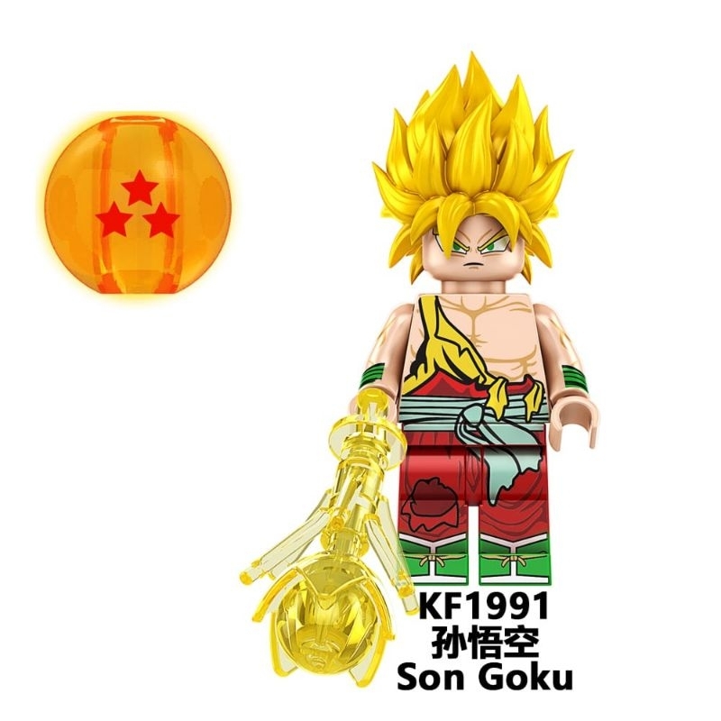 Jual Lego son goku yellow hair battle damage SEALED ONLY dragon ball tv ...