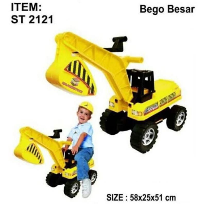 Jual Mainan Beko Jumbo/Bego besar/Excavator keruk bisa dinaikin ST 2121 ...