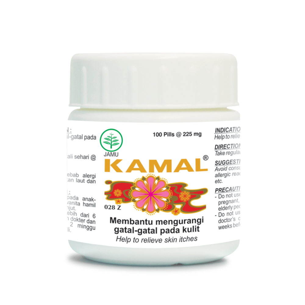 Jual Membantu Mengurangi Gatal-Gatal Pada Kulit Kamal 100 Pil | Shopee ...