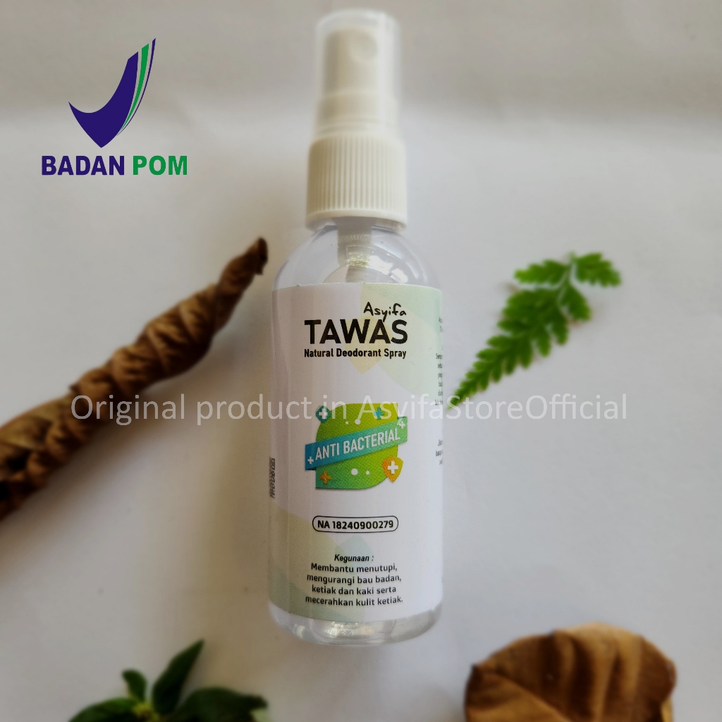 Jual NATURAL DEODORANT SPRAY / ASYIFA TAWAS SPRAY / TAWAS DEODORANT ...