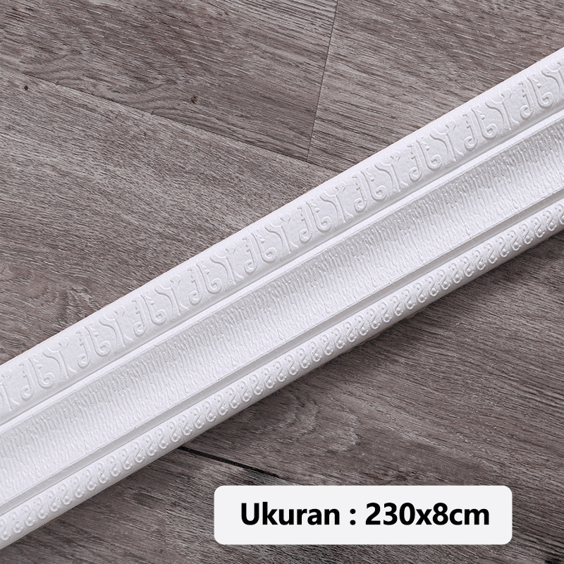 Jual 230cm*8cm Wallpaper List Border Foam Stiker list profil border ...