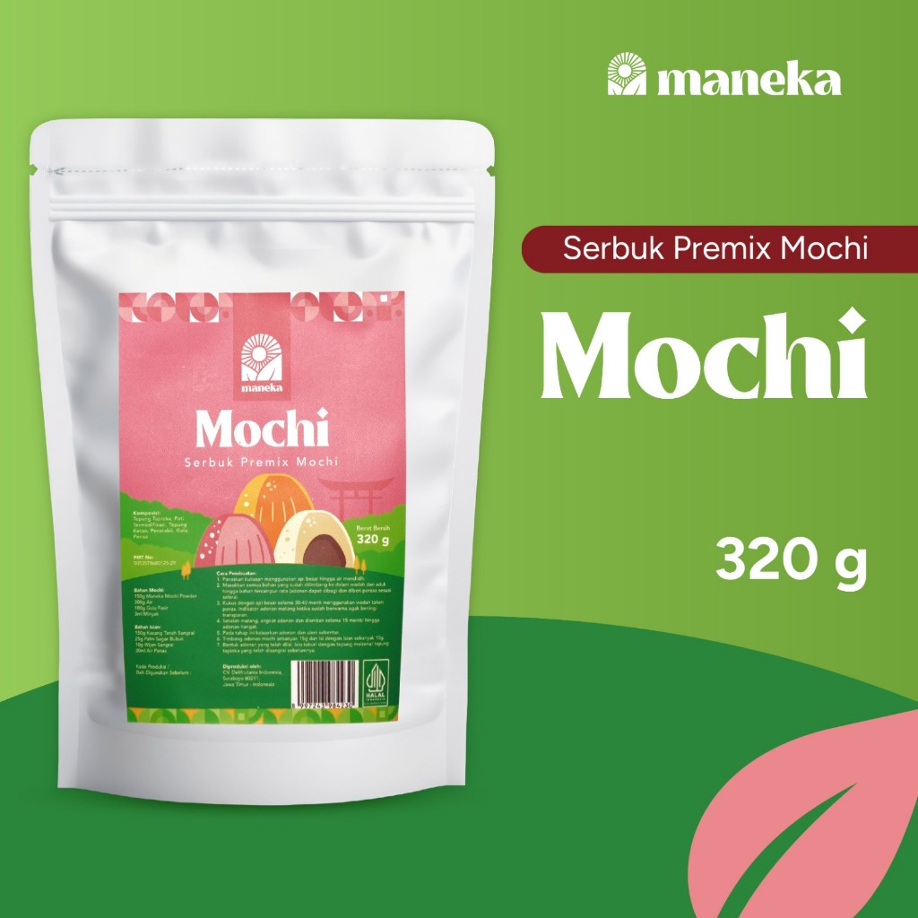 Jual Maneka Tepung Instan Mochi - Mochi Premix Powder 320 Gr | Shopee ...