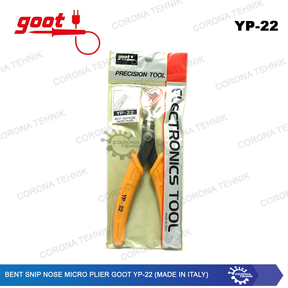 Jual Bent Snip Nose Micro Plier Goot YP-22 (Made in Italy) | Shopee ...