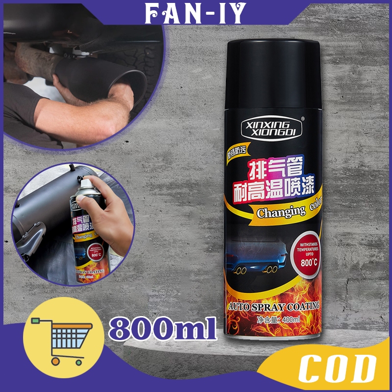 Jual Itu Dapat Menahan Suhu Tinggi 800°C 400ml Cat Anti Panas Knalpot ...