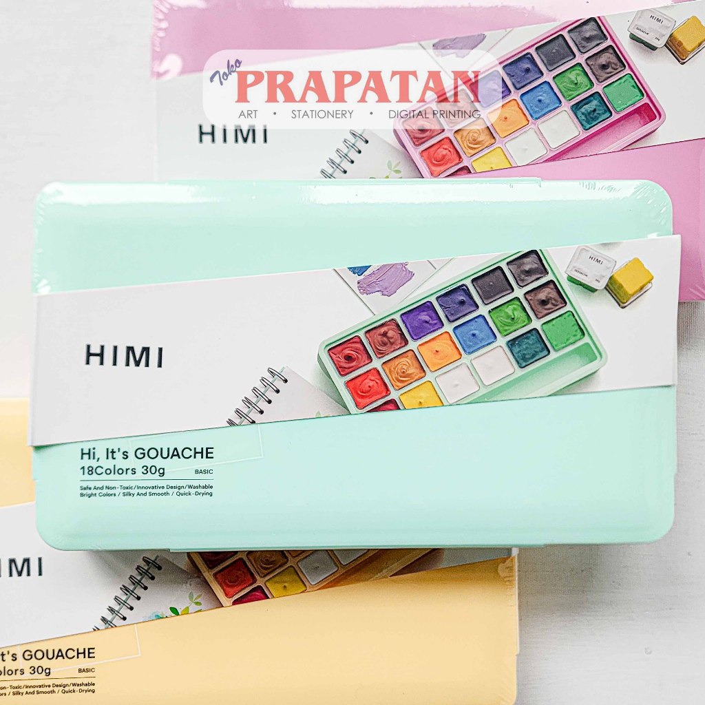 Jual Miya Himi Gouache 18x30ml | Cat Gouache | Shopee Indonesia