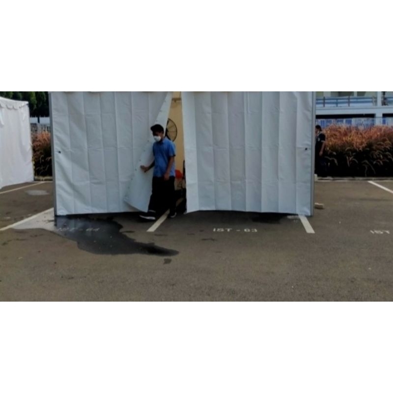 Jual Tiray tenda sarnafil ukuran 3x3 4sisi bahan tiray pvc uno 410 ...
