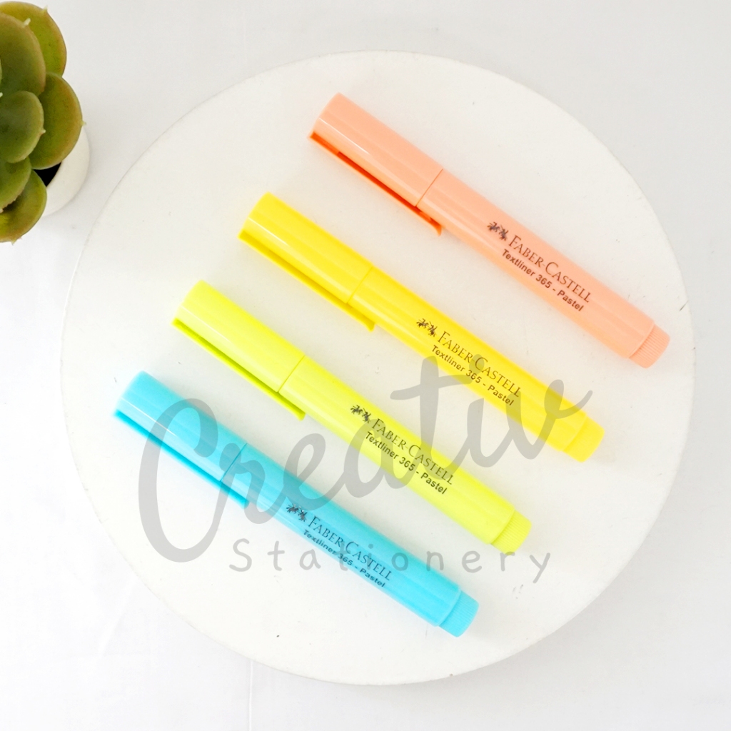 Jual FABER CASTELL Textliner 365 Pastel Highlighter Penanda | Shopee ...