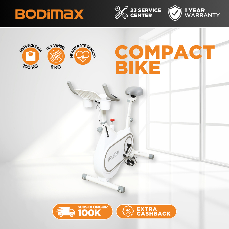 Jual BODIMAX COMPACT BIKE / SEPEDA STATIS / SPINNING BIKE / ALAT GYM / FITNESS | Shopee Indonesia