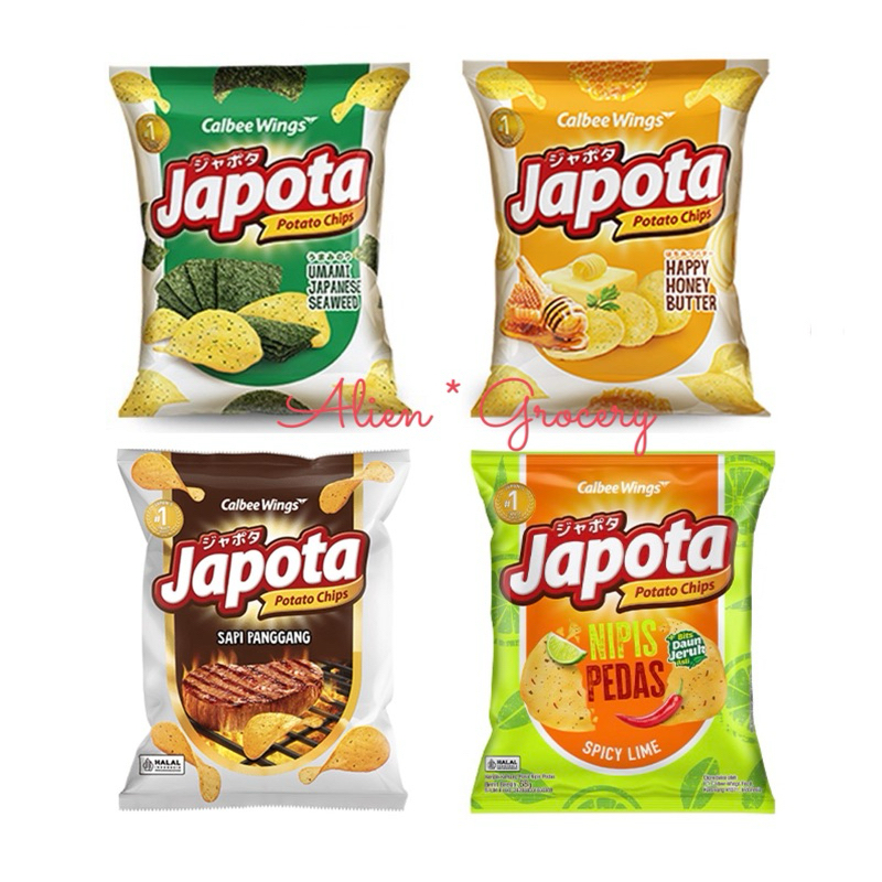 Jual JAPOTA POTABEE Potato Chips Keripik Kentang Honey Butter Seaweed ...