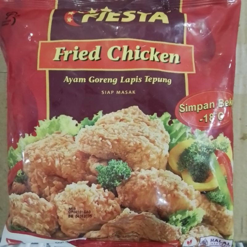Jual Fiesta Fried Chicken Ayam Goreng Lapis Tepung 500gr | Shopee Indonesia
