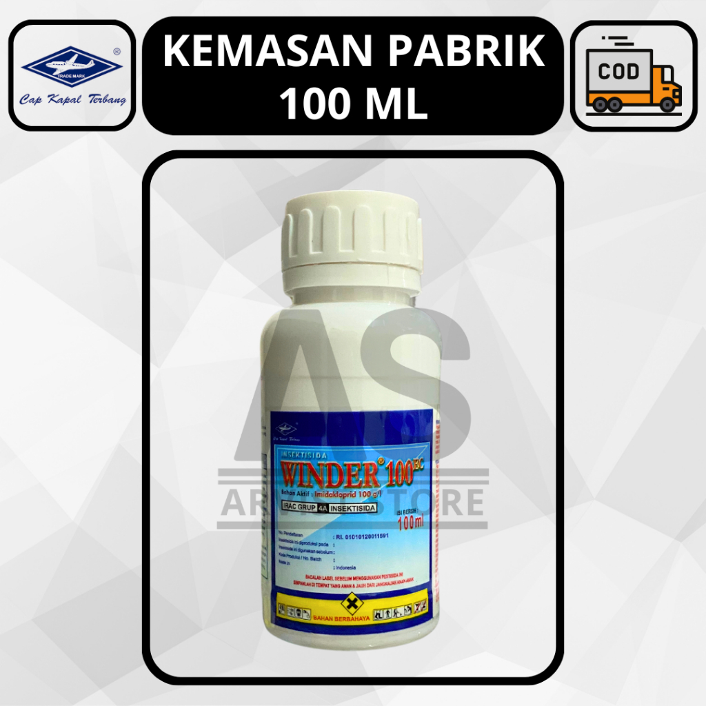 Jual Insektisida WINDER 100 EC 100ml Obat Hama Kutu Putih Bahan Aktif ...