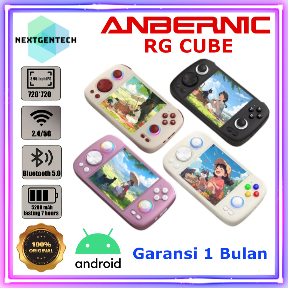 Jual Anbernic RG Cube Portable Game Console Handheld Retro Android ...