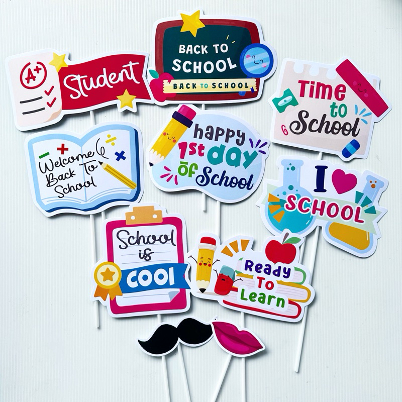 Jual BACK TO SCHOOL & FIRST DAY SCHOOL PROPS PHOTOBOOTH READY ONLY ...
