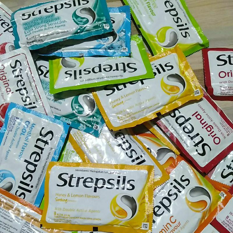 Jual strepsils permen tablet hisap isi 6 & isi 8 butir /2.6g | Shopee ...
