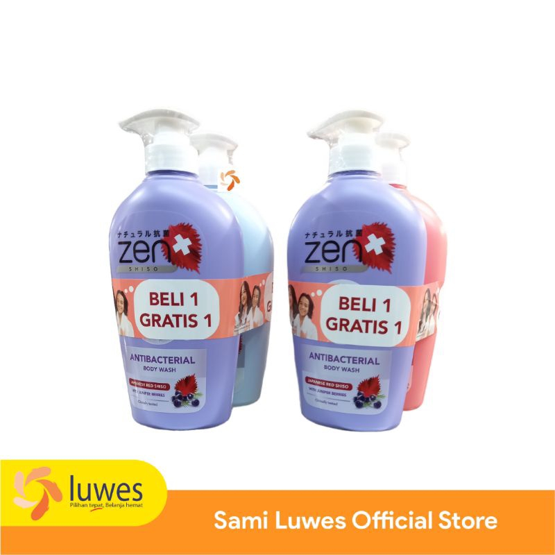 Jual [ PROMO BANDED ] Zen BW Pump 480 ml Varian Berries | Shopee Indonesia