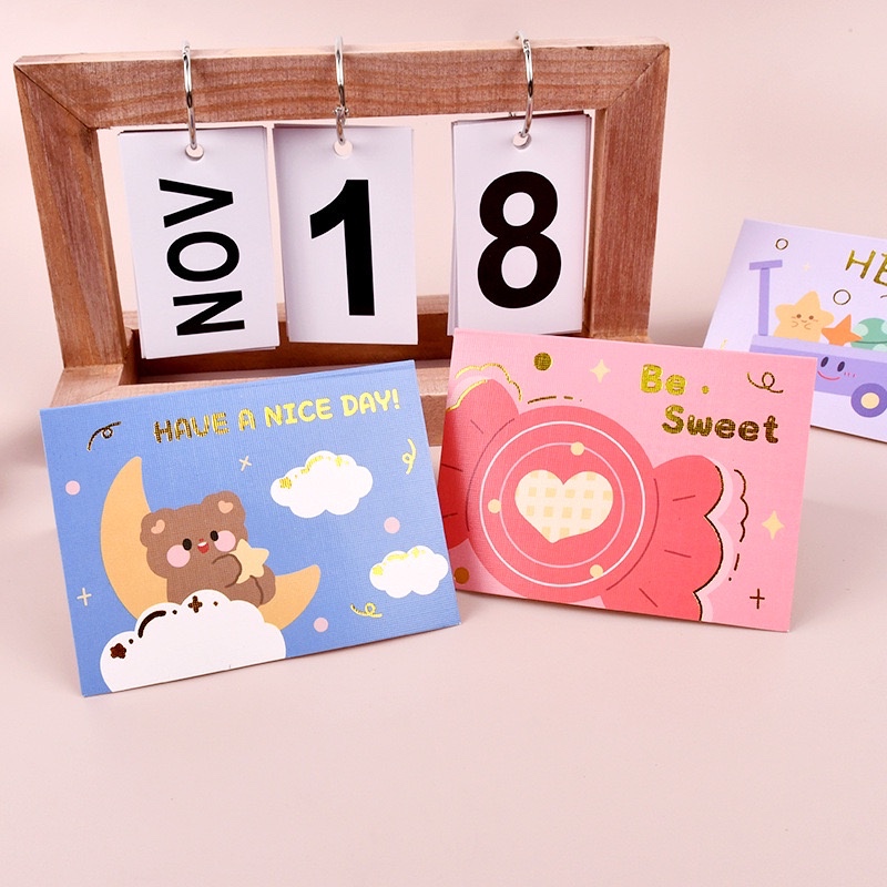 Jual KARTU UCAPAN LIPAT KOSONG / GREETING CARD LUCU | Shopee Indonesia