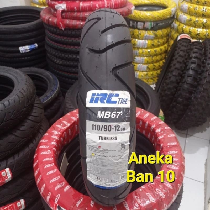 Jual Ban IRC 110/90-12 MB67 Tubeless | Shopee Indonesia