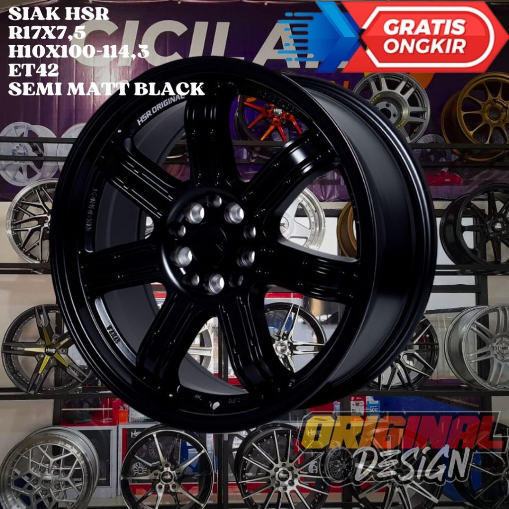 Jual Velg Mobil Ring 17 MURAH HSR SIAK R17 UNTUK AVANZA VELOZ SIENTA RUSH TERIOS | Shopee Indonesia