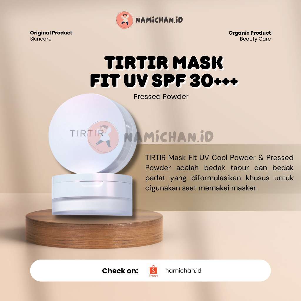 Jual TIRTIR Mask Fit UV Cool Pressed Powder SPF 30 PA+++ | TIRTIR Mask Fit UV Cool Powder SPF 40 ...