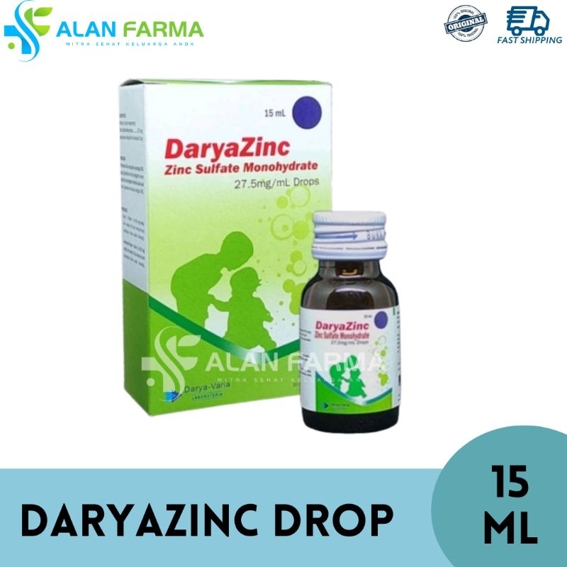Jual Daryazinc Drop 15 mL | Zink Drop | Darya Zinc Drops | Shopee Indonesia