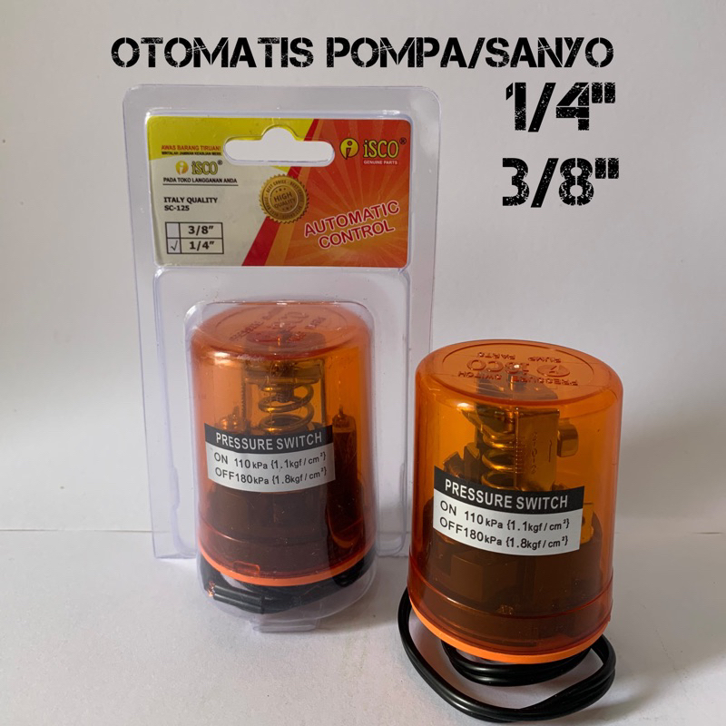 Jual Otomatis Pompa/Pressure Switch 1/4 atau 3/8 ISCO/RADAR | Shopee ...