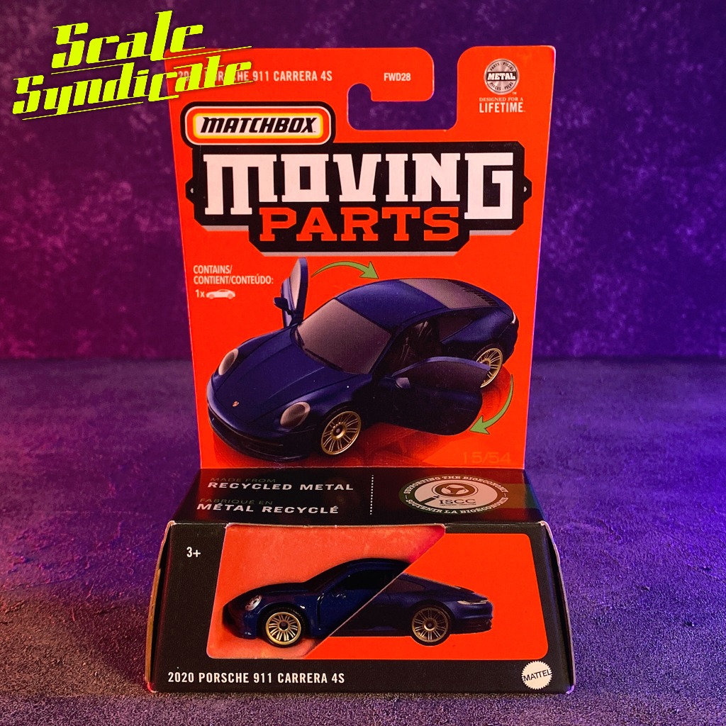 Jual MATCHBOX MOVING PARTS 2020 PORSCHE 911 CARRERA 4S BIRU NAVY GT3 RS ...