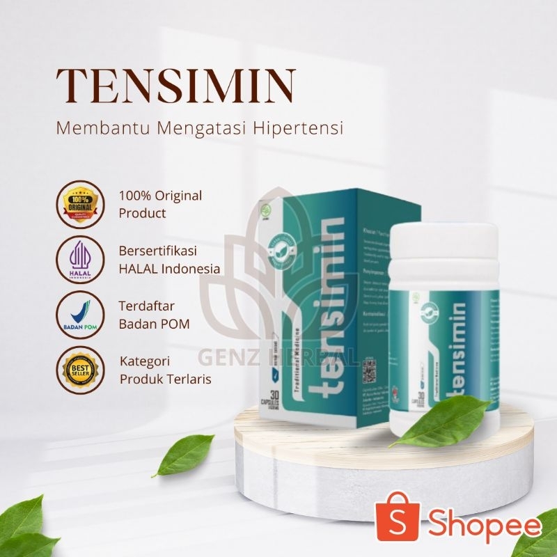 Jual 𝐓𝐄𝐍𝐒𝐈𝐌𝐈𝐍 Suplemen Kesehatan Jantung Hipertensi Mengatasi Darah ...