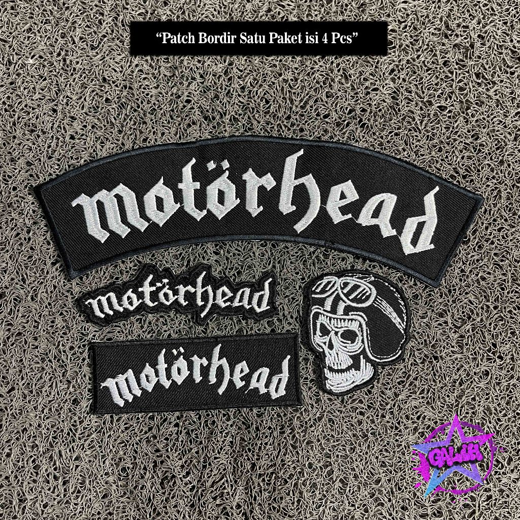 Jual PATCH BORDIR MOTORHEAD EMBLEM BORDIR TEMPELAN ROMPI BACK PATCH BORDIR PATCH IRON | Shopee ...