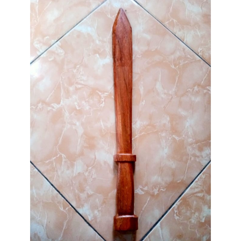 Jual Pedang Kayu Miniatur/Pedang Silat 45cm/Pedang Pentas Seni/Pedang ...
