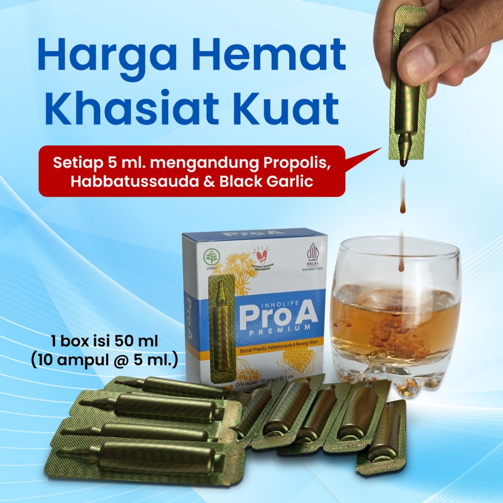 Jual Pro A Premium - 1 Dus Isi 10 Ampul @ 5 ml. | Shopee Indonesia