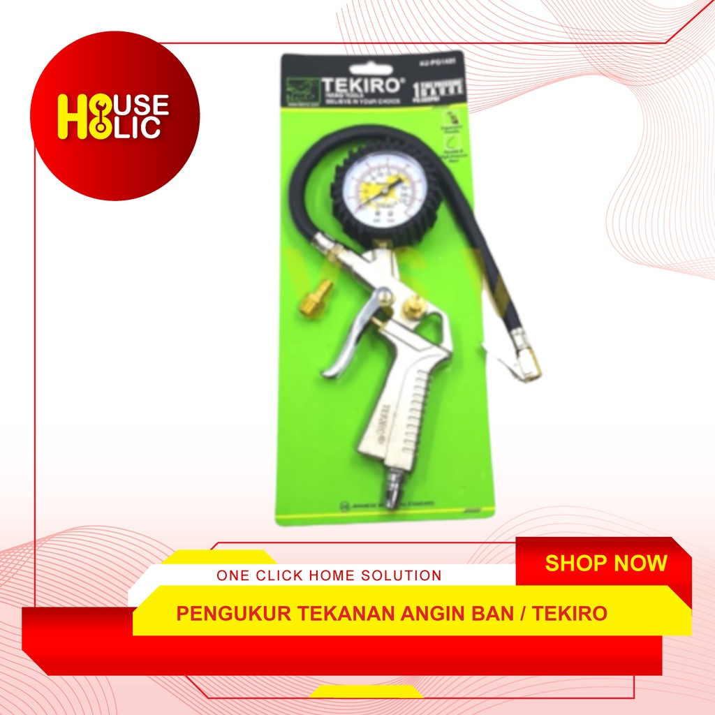 Jual TEKIRO Alat Ukur Tekanan Angin Ban 3 In 1 Tire Pressure Gauge ...