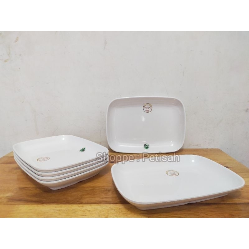 Jual Piring Melamine Petak Putih Golden Dragon 10inci Horeka P8310 ...