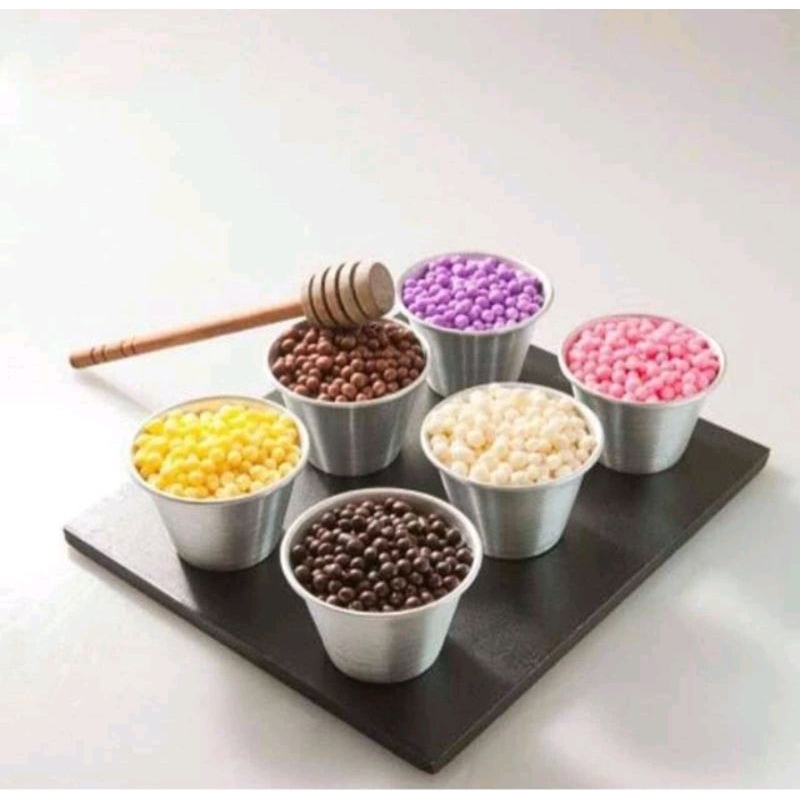 Jual Crispy ball elmer aneka rasa 100 gr topping coklat bulat mini ...