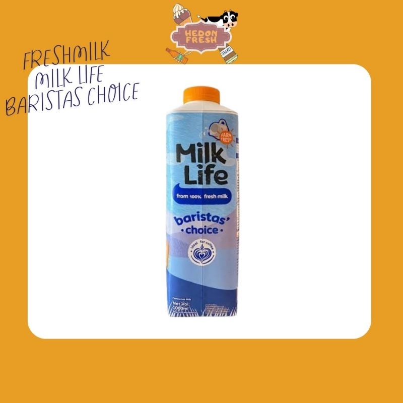 Jual Milk Life Baristas Choice 1Liter Fresh Milk Milklife Barista ...