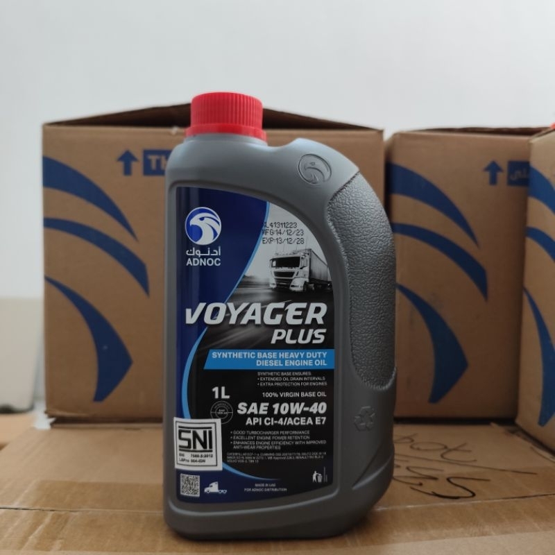 Jual ADNOC VOYAGER PLUS 10W-40 | ACEA E7 | 1L | Shopee Indonesia