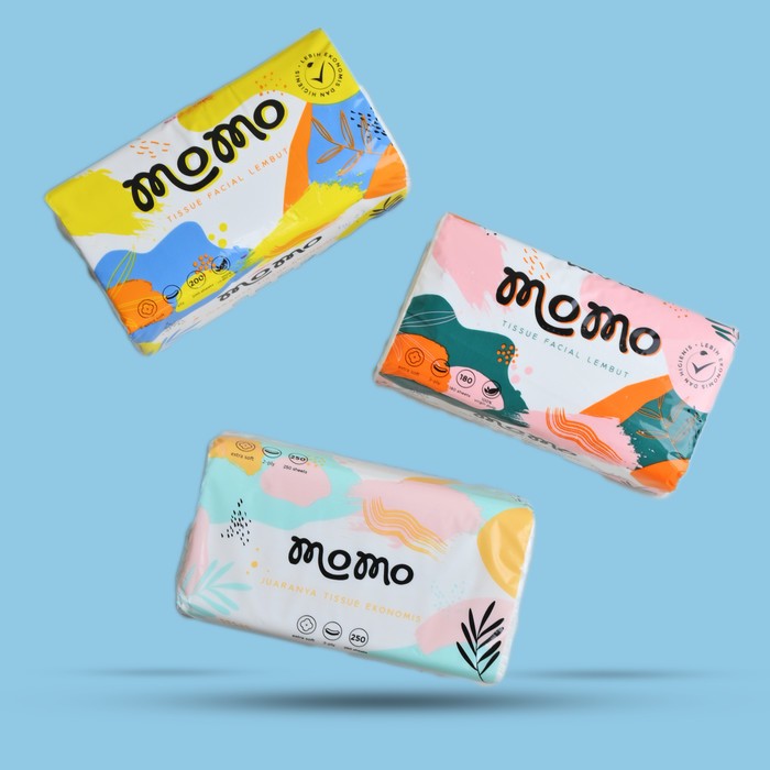 Jual MOMO Tissue Facial 2 ply | 180s - 200s - 250s | Shopee Indonesia