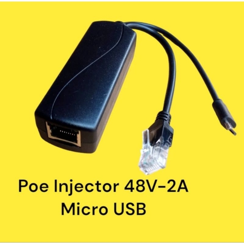 Jual POE Splitter Injector 48V -2A Micro USB/Splitter POE 48V-2A Micro ...