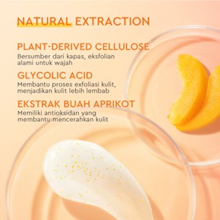 Jual Glad2Glow peeling gel Apricot Glycolic Exfo Smooth Eksfoliasi ...