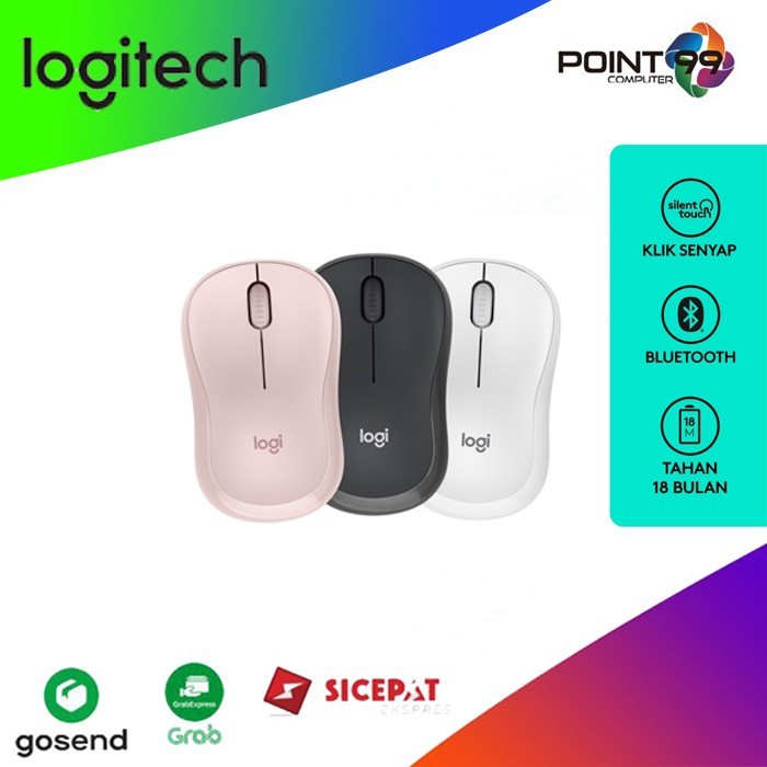 Jual Logitech M240 Mouse Wireless Bluetooth Silent Click | Shopee Indonesia