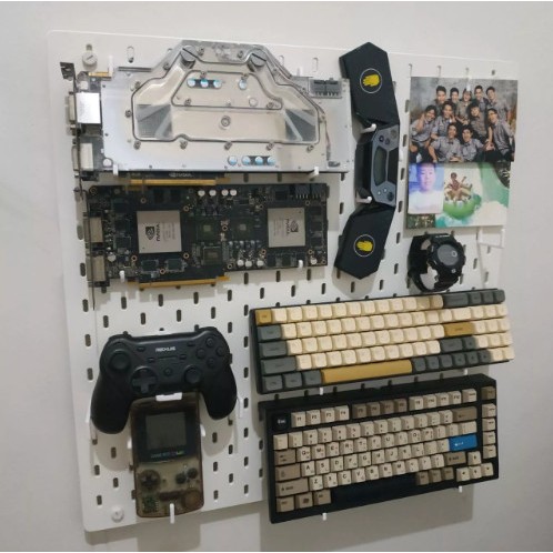 Jual Pegboard SKDS Keyboard Display Stand Holder Hook Rak Shelf ...