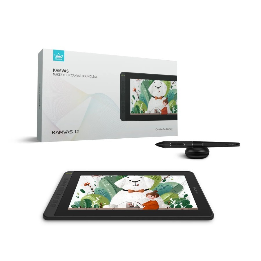 Jual Huion Kamvas 12 Creative Display Tablet Garansi Resmi 1 tahun 120% ...