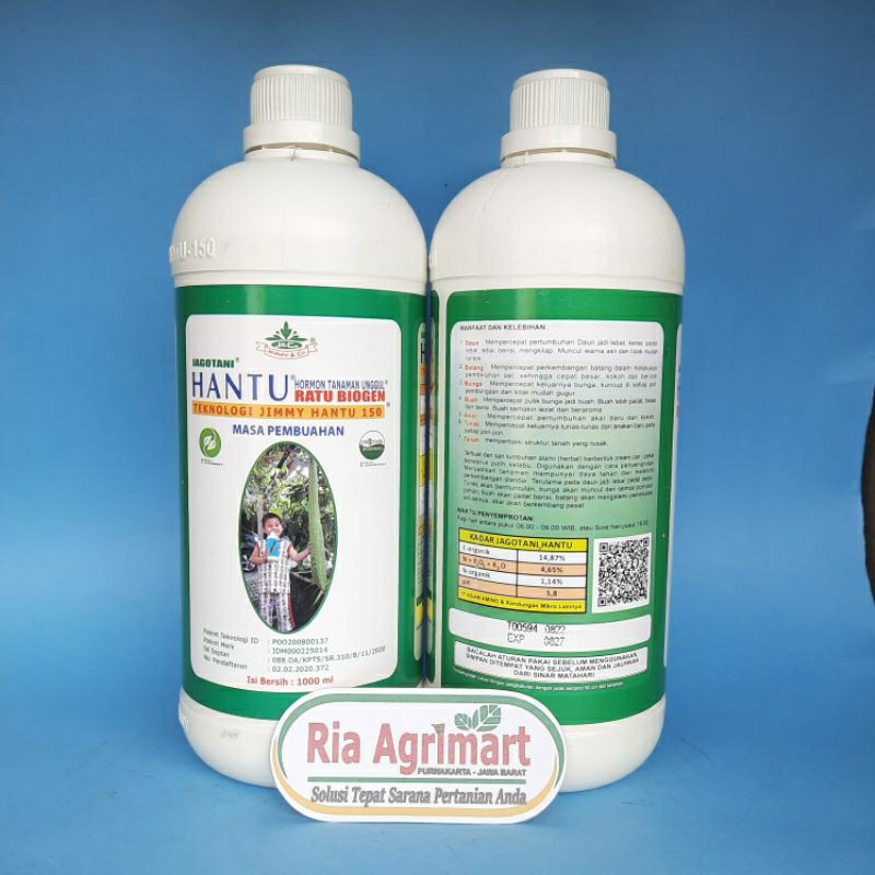 Jual Pupuk Hantu Jagotani 1000ml NPK Jimmy Hantu Hormon Tanaman Terbaik ...