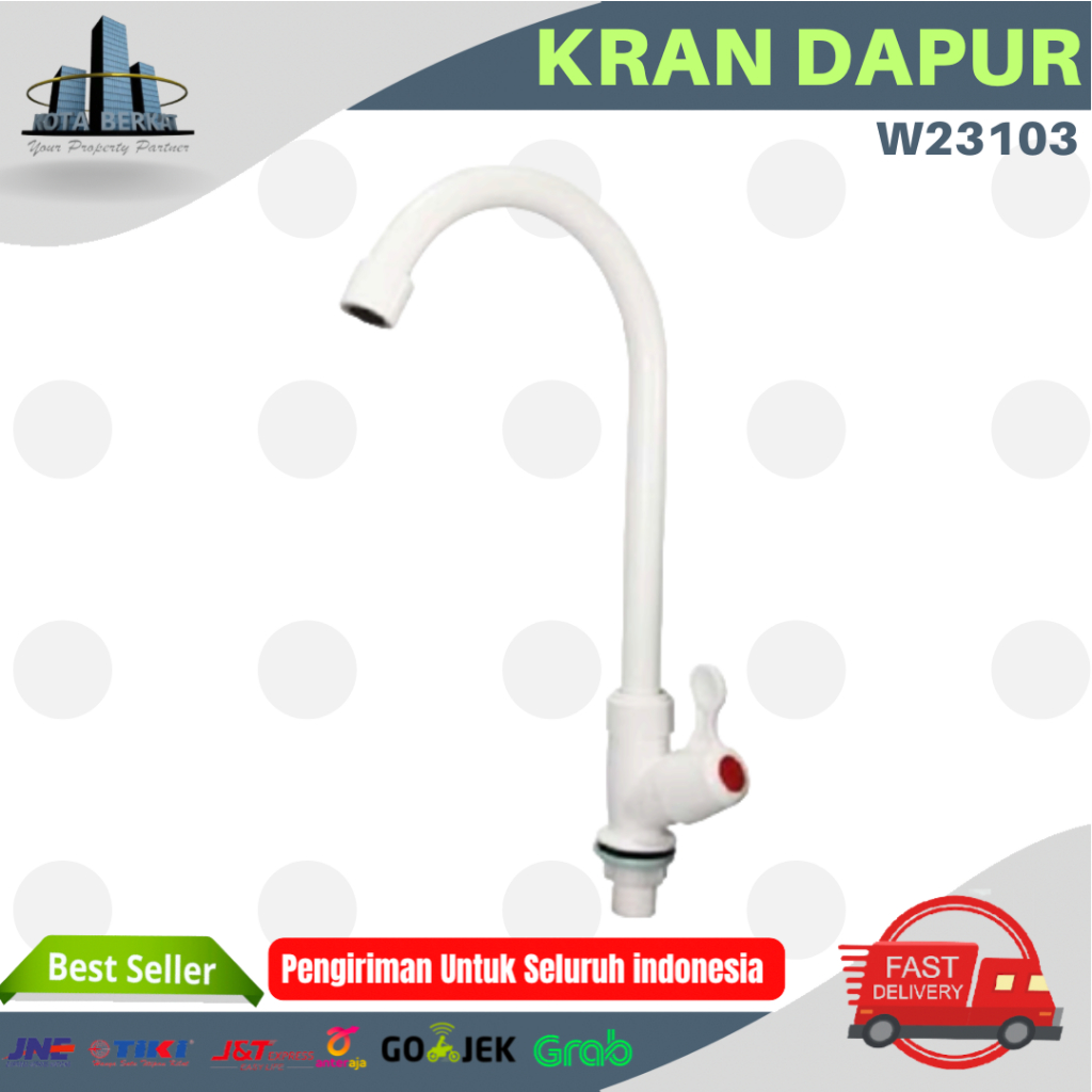 Jual KRAN ANGSA/ KRAN CUCI PIRING PVC TANAM LURUS 1/2 IN LESSO | Shopee ...