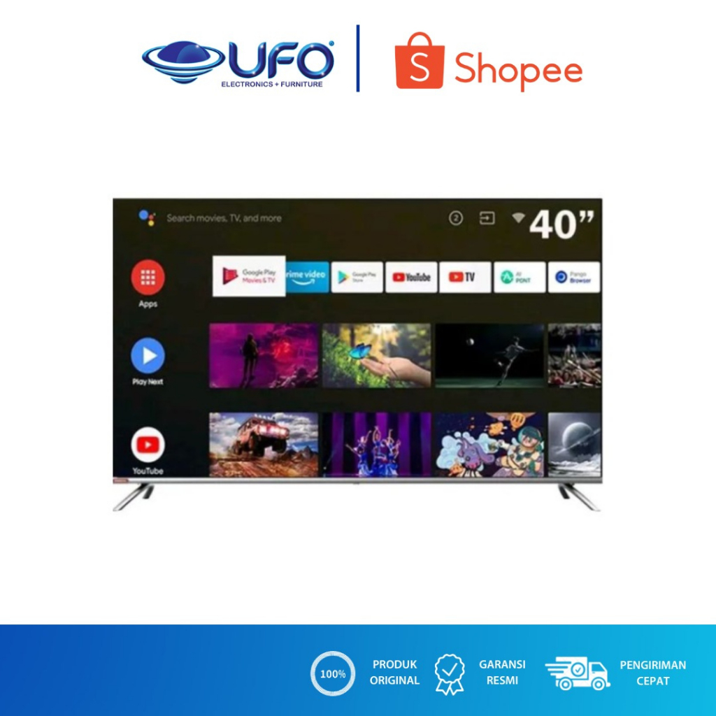 Jual CHANGHONG L40H7 Full HD LED Android 11 40 Inch | Shopee Indonesia
