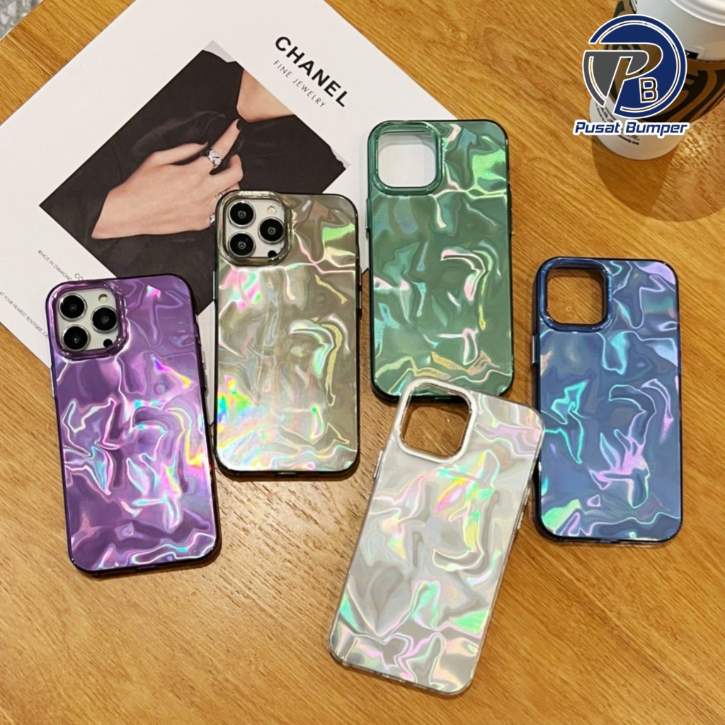 Jual NEW Waterry Textured Ripple Case Gradient Hardcase/ Casing Hp For Samsung M54 A06 A16 A03 ...