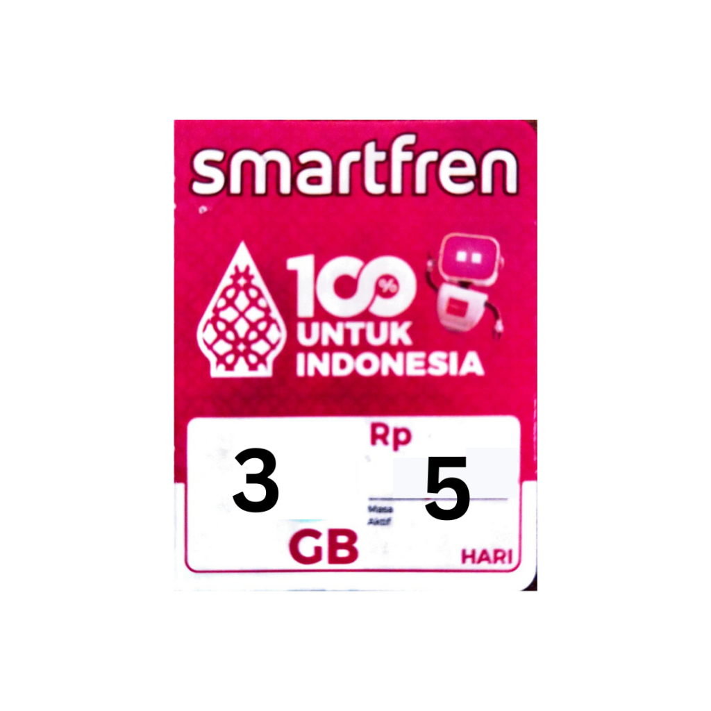 Jual Voucher Smartfren 3 GB 5 Hari (24 Jam) | Shopee Indonesia