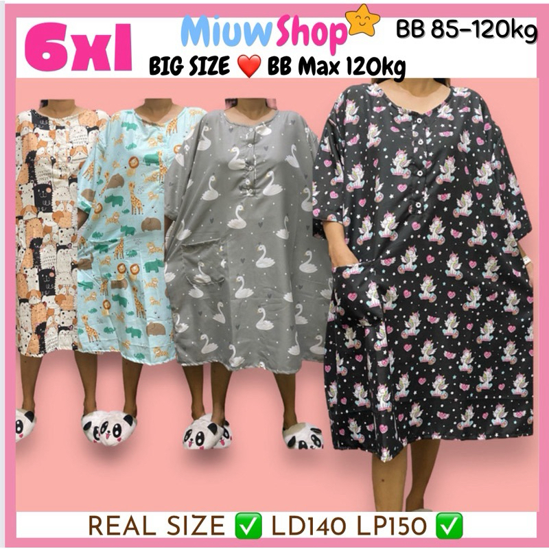 Jual DASTER BB80-150kg LD140 & 160 PIYAMA SUPER JUMBO IBU HAMIL DAN BIG ...