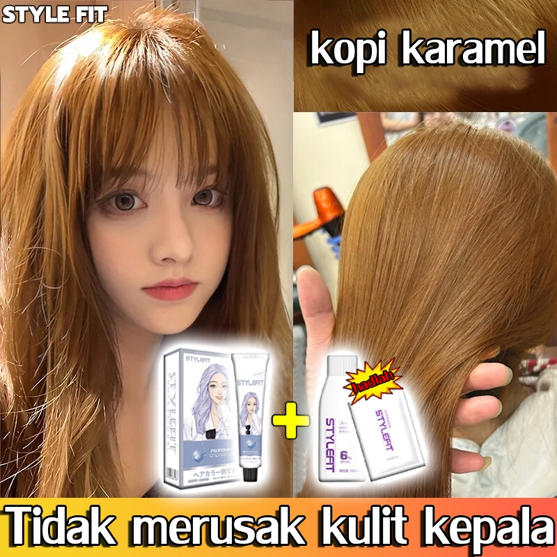 Jual 【Beli 100ml gratis 100ml】Tidak perlu pemutihan hair colour pewarna ...