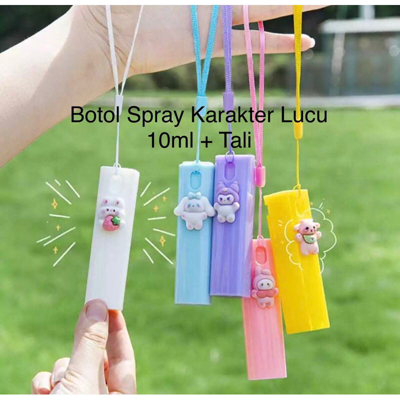 Jual botol mini spray 10ml unik lucu karakter/ botol parfume toner hand ...