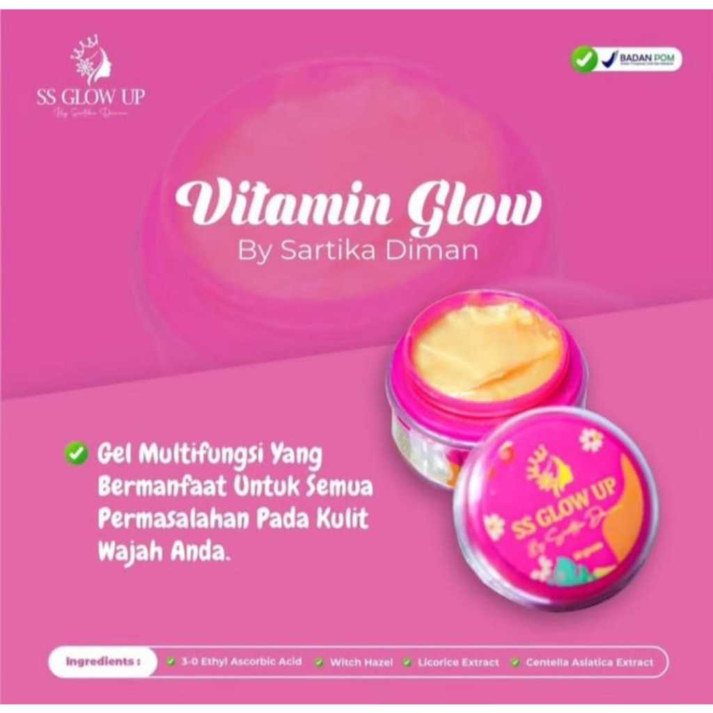 Jual Vitamin Glow By SS Glow Up | Shopee Indonesia